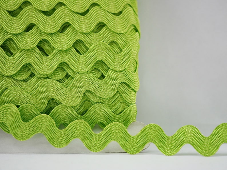 5 Yards 1/2" Green Rick Rack Trim - Etsy UK