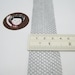 5 Yards 1-3/8" Silver Metallic Net Ribbon, Glitter Yarn, Silver ...