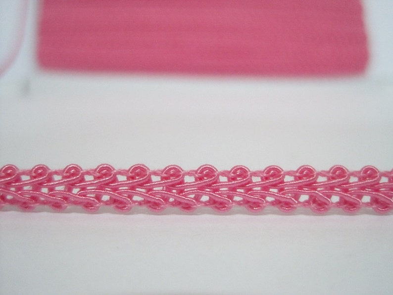 5 Yards 3/16 Pink Gimp Braided Trim Gimp Braid Braided | Etsy