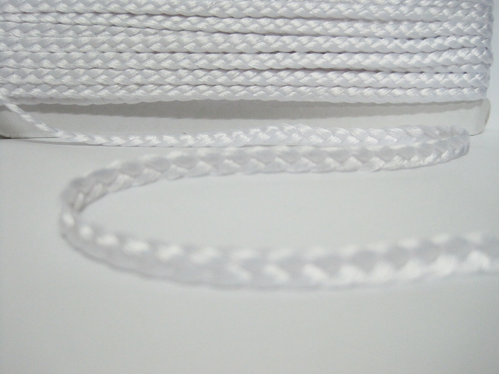 5 Yards 1/4 Braided Cord, Flat Braided Cord, Flat Cord, Braided ...