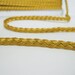 5 Yards 1/4 Braided Cord, Classic Gold Cord, Flat Braided Cord, Flat ...