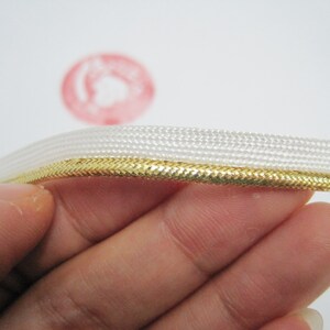 5 Yards White-light Gold Metallic Lip Cord Piping, Edge Piping ...