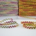 5 Yards Multicolored Rick Rack With Silver/gold Metallic, Rainbow Rick ...
