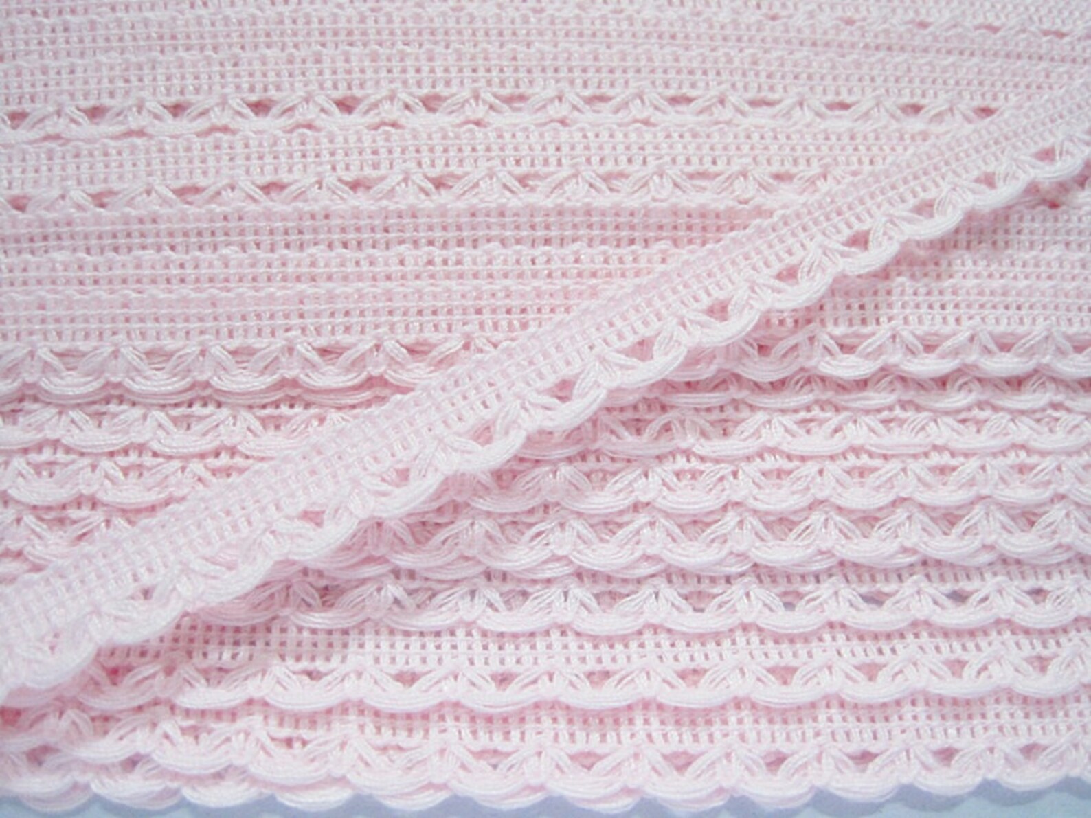 5 Yards Soft Pink Lace Trims Lacetrim Crochet Lace Trim - Etsy