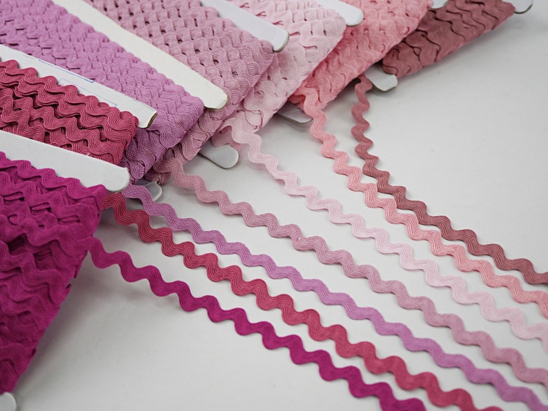 5 Yards 1/2 Pink Rick Rack Trim Pink Ric Rac Trim Rick - Etsy