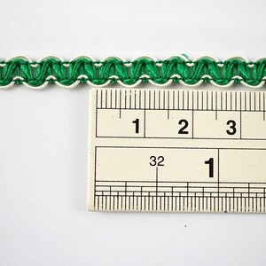5 Yards Pine Green Rick Rack, Rick Rack Trim, Zig Zag Trim, Zig Zag ...