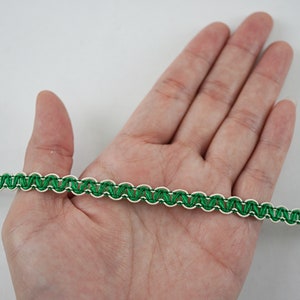 5 Yards Pine Green Rick Rack, Rick Rack Trim, Zig Zag Trim, Zig Zag ...