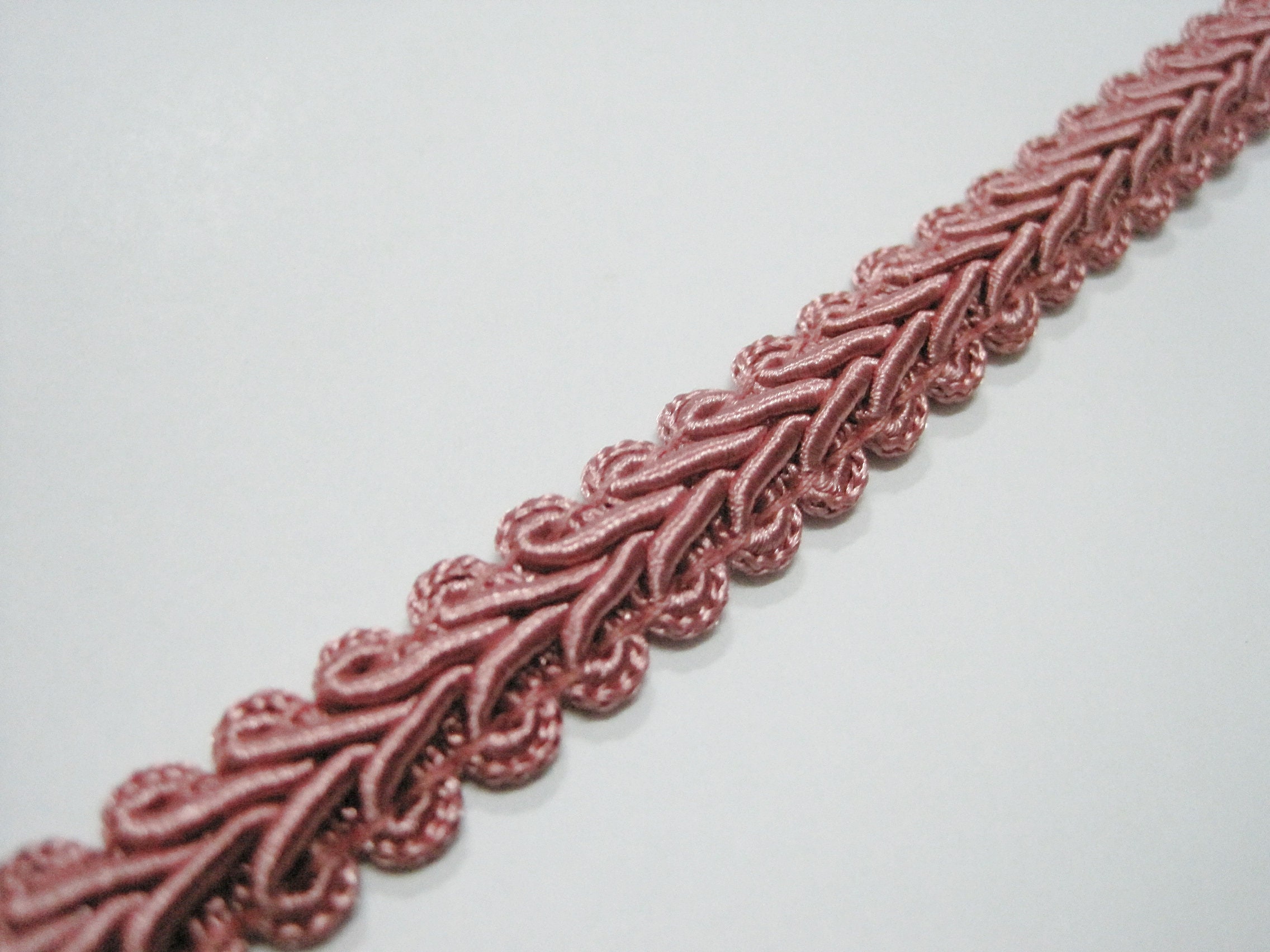 5 Yards 1/2 Rose Pink Gimp Braided Trim Gimp Braid | Etsy