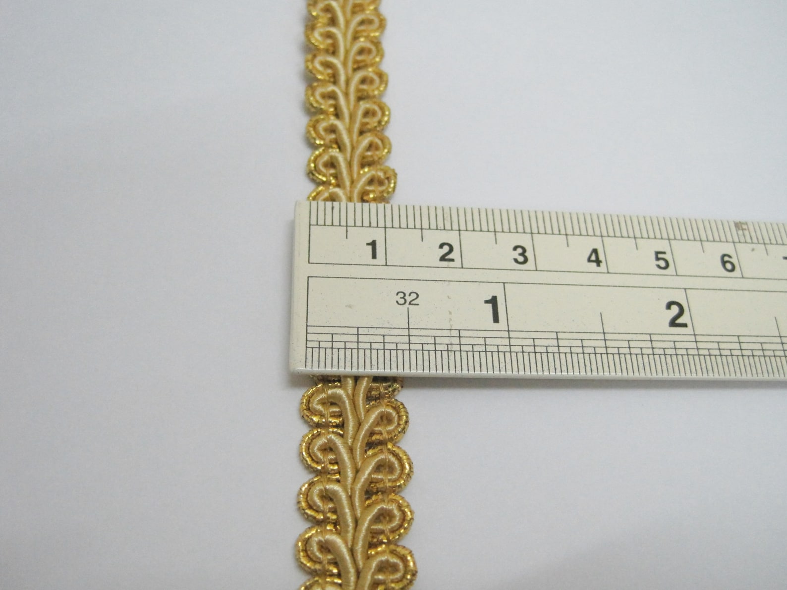 5 Yards 1/2 Gold Gimp Braided Gold Metallic Edge Trim - Etsy