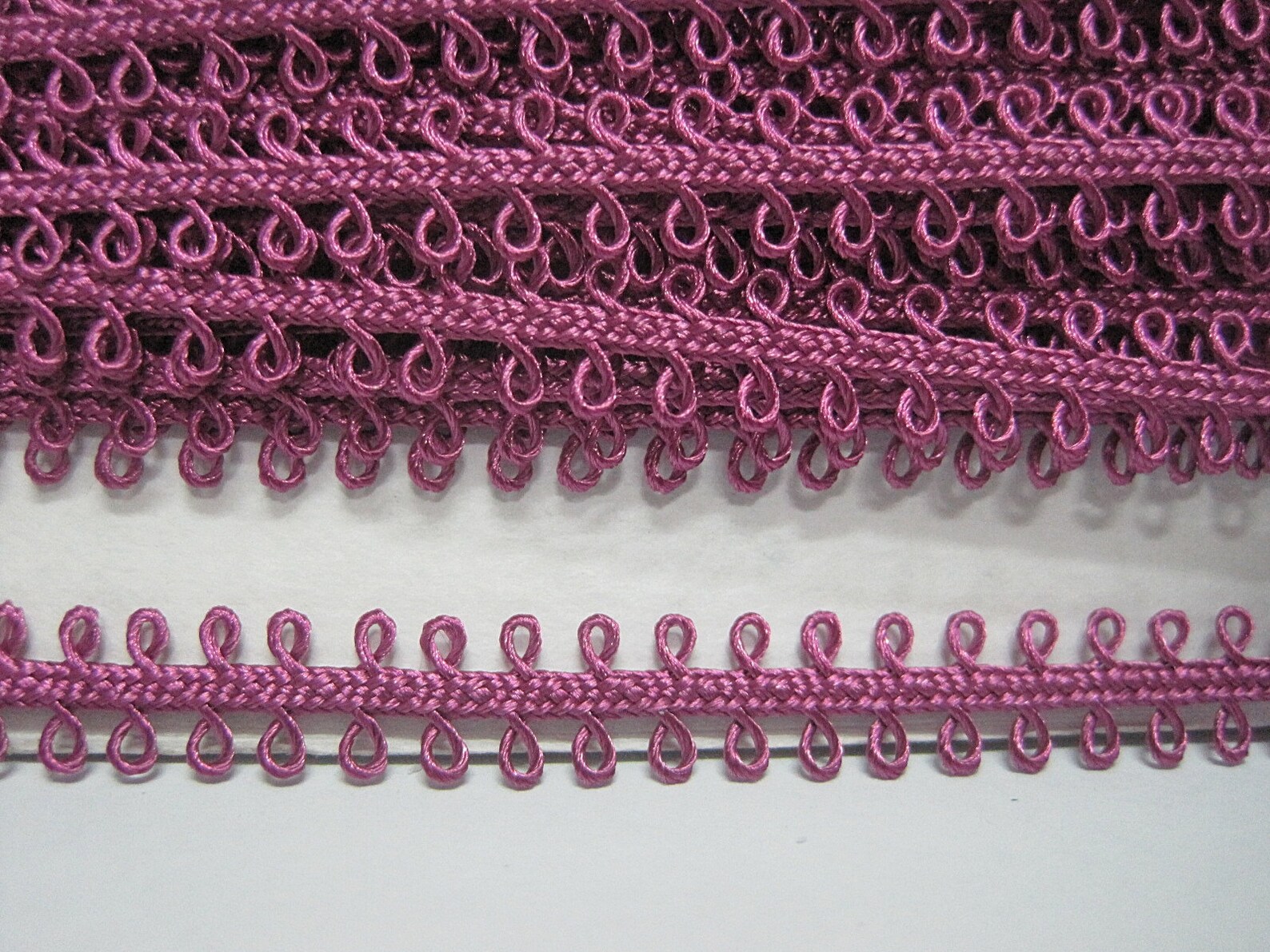 5 Yards Purple Picot Trim, Picot Edge Trim, Picot Edge Ribbon, Picot ...