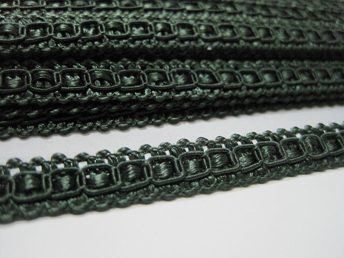 5 Yards 5/16 Braid Trim Hunter Green Braid trim Gimp | Etsy