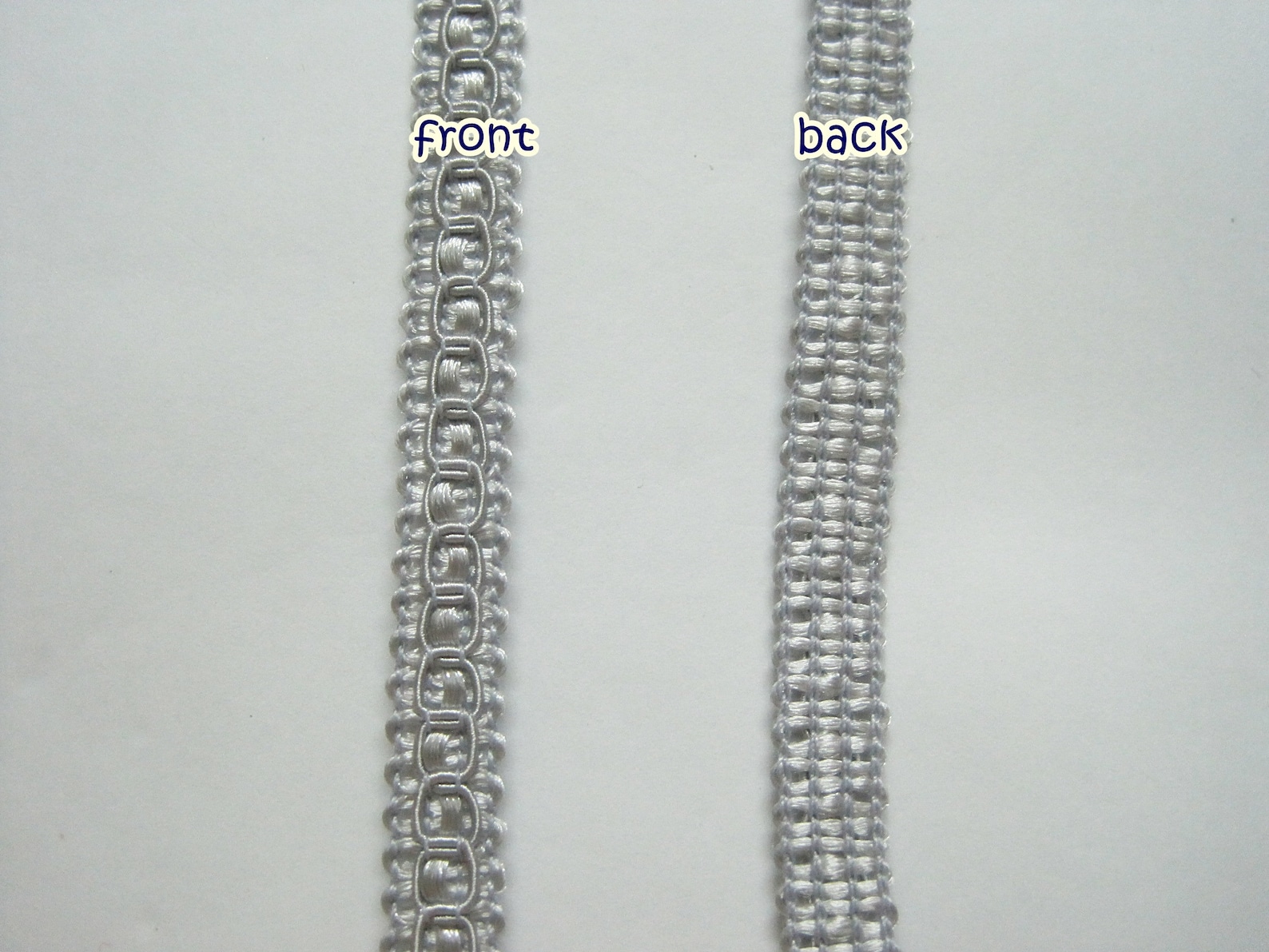 5 Yards 5/16 Braid Trim Silver Braid Trim Gimp Braid - Etsy