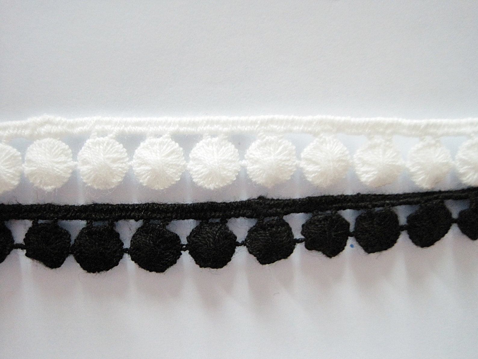 5 Yards Off-white Flat Ball Trim White Trim Cotton Trim | Etsy