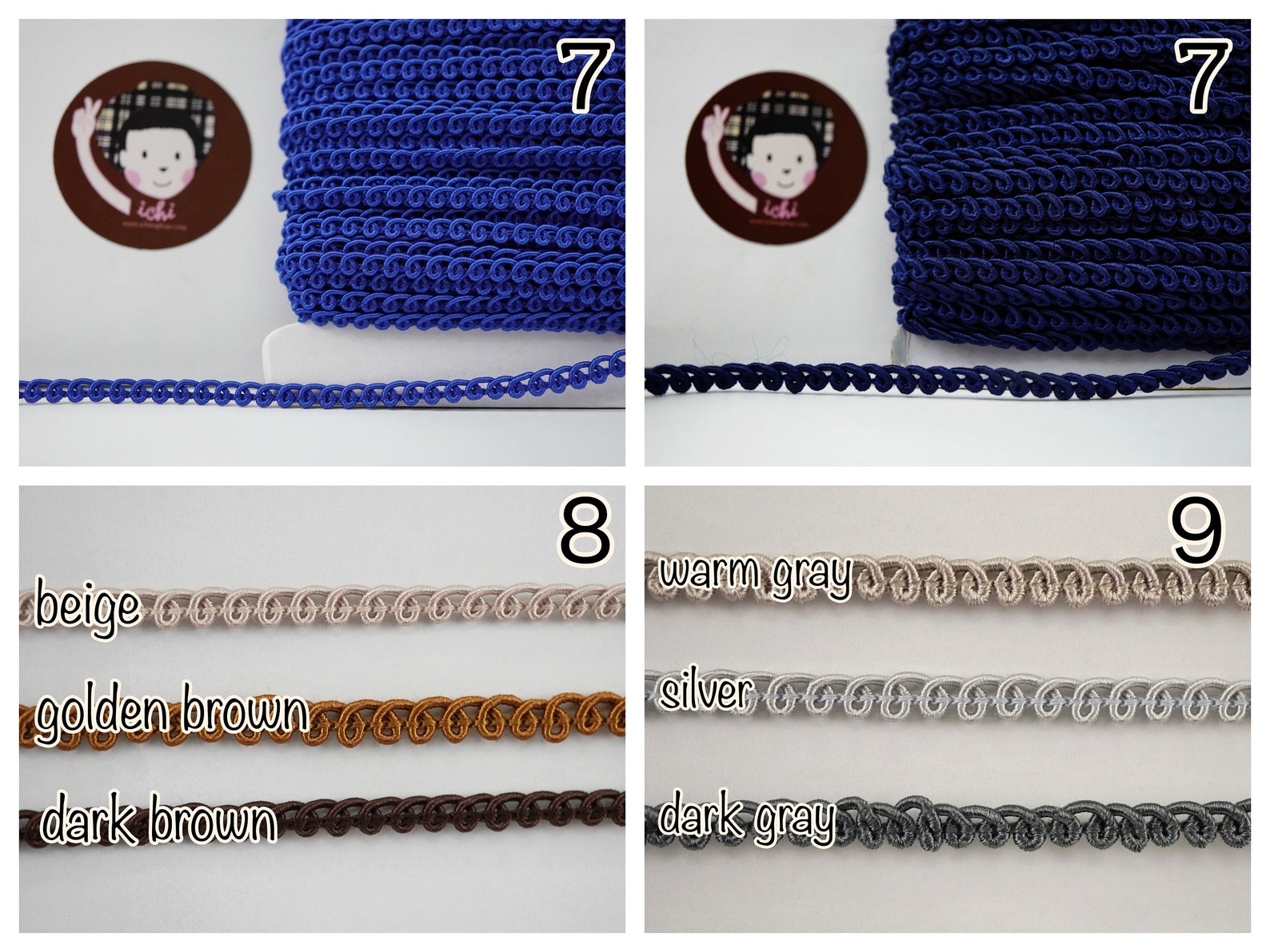 5 Yards 3/16 Ruby Picot Braid Picot Edge Single Picot - Etsy