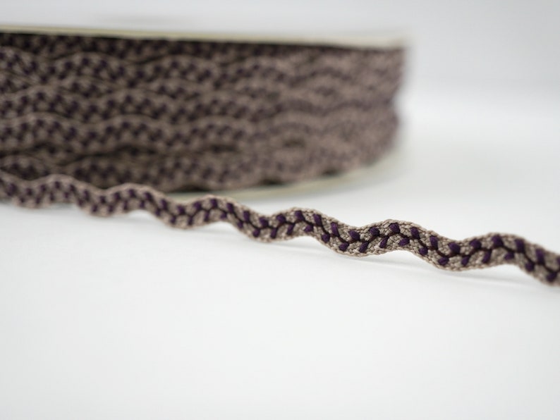 5 Yards Purple Embroidered Rick Rack Tiny Rick Rack Mini - Etsy