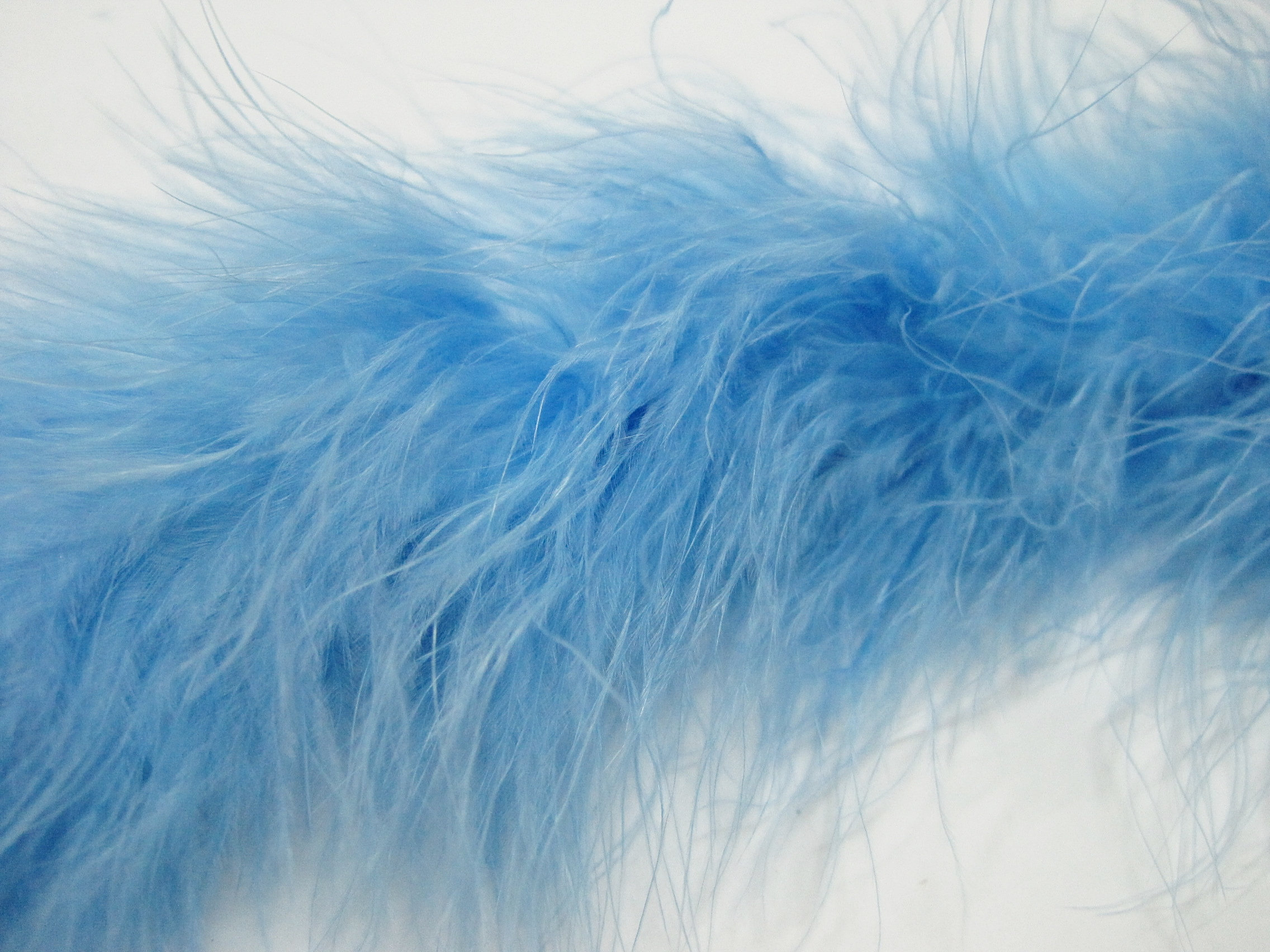 1 yard 2.5 Feather Trim Sky Blue Feather trim Ostrich | Etsy