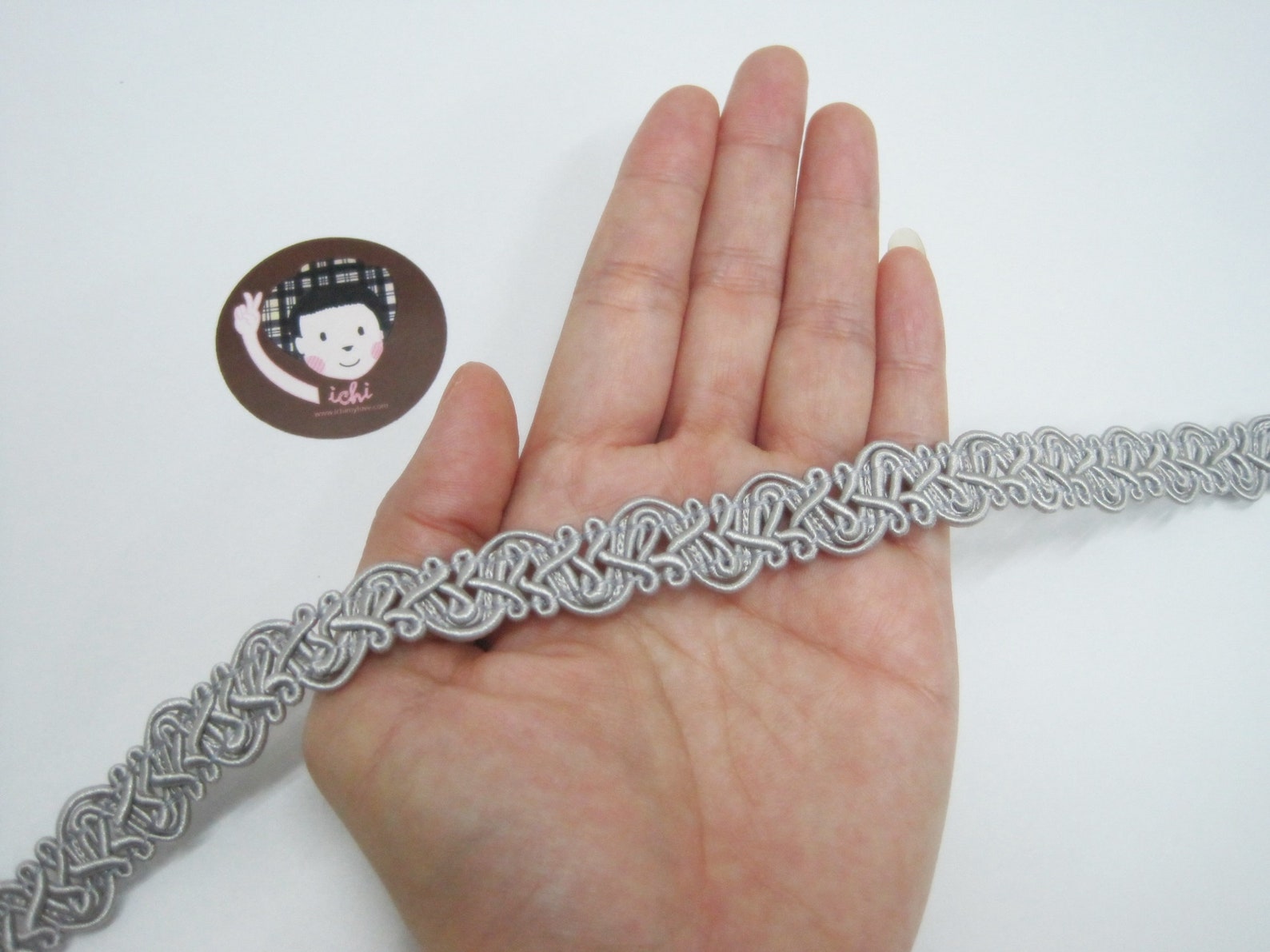 5 Yards 1/2 Silver Braid Trim Silver Gimp Braid - Etsy