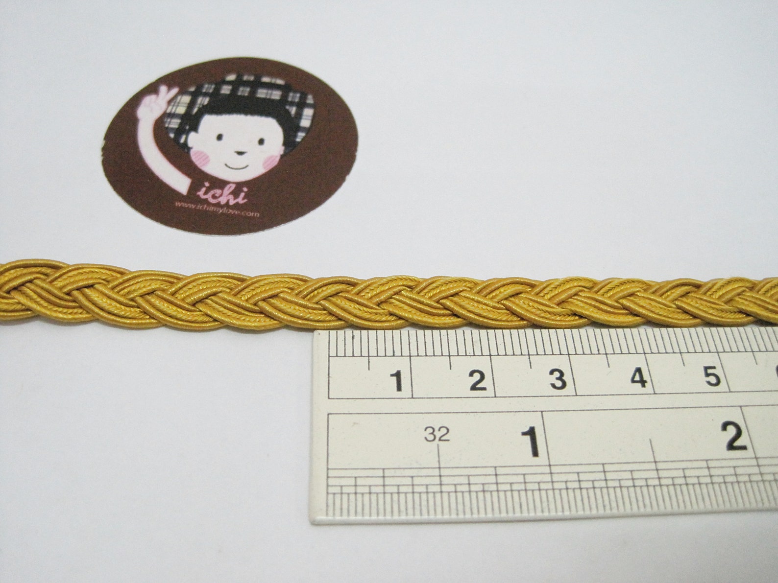 5 Yards 1/4 Classic Gold Braided Trim Braided Gimp | Etsy