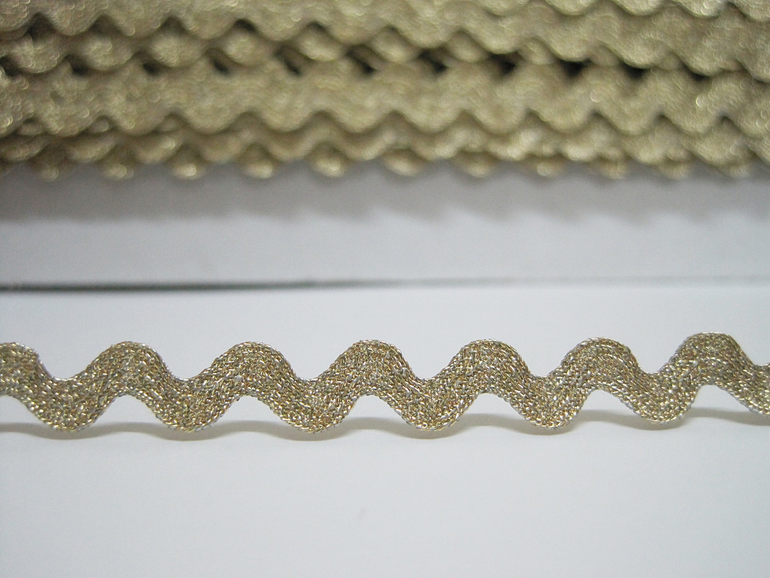 5 Yards Light Gold Metallic Rick Rack Gold Trim Gold Rick - Etsy