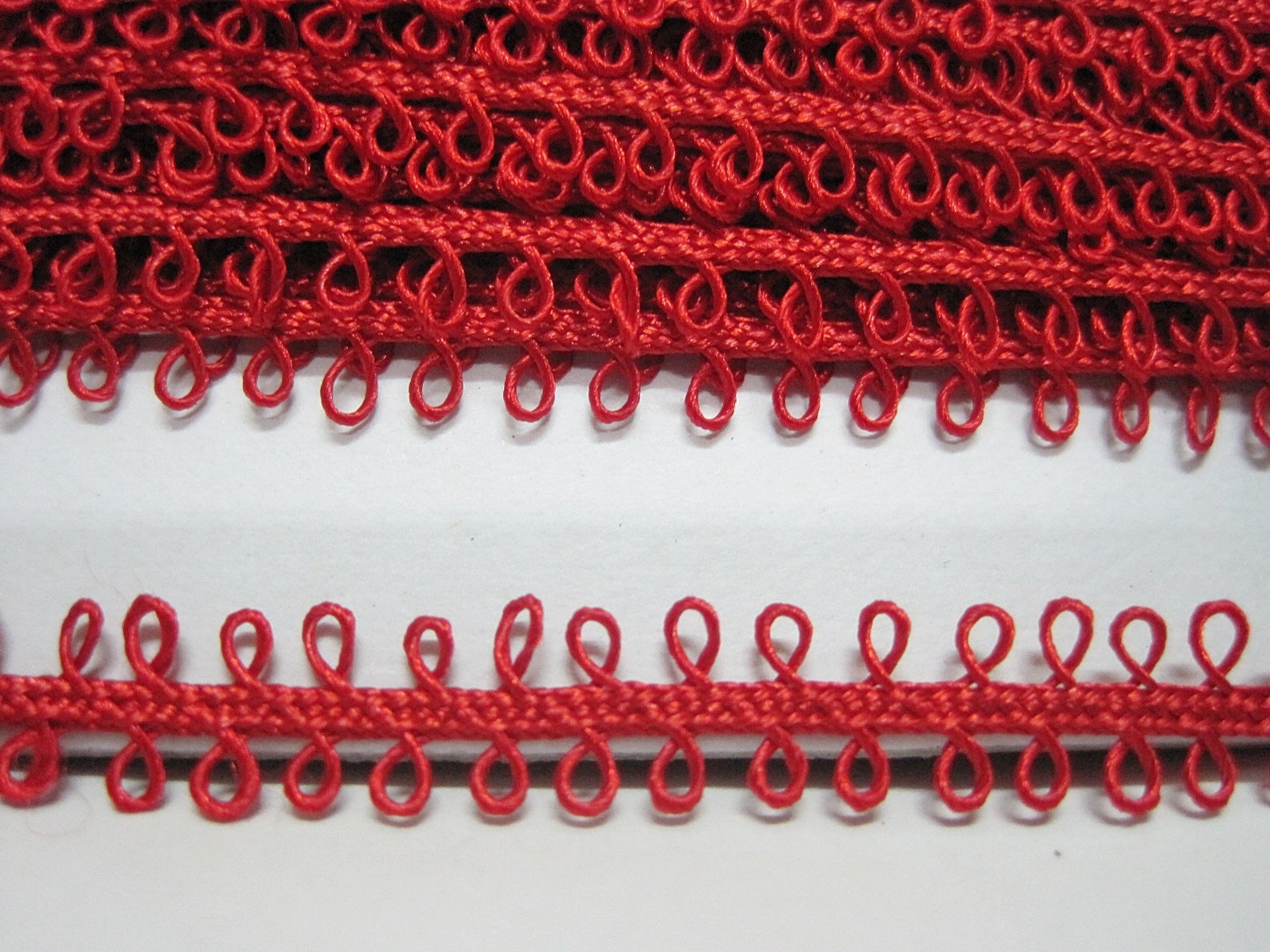 5 Yards Red Picot Trim, Picot Edge Trim, Picot Edge Ribbon, Picot Lace ...