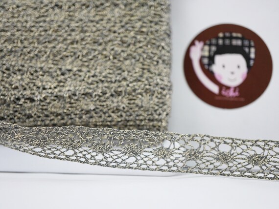 Gray lace trim store