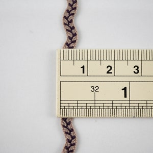 5 Yards Purple Embroidered Rick Rack, Tiny Rick Rack, Vine Stitch Rick ...