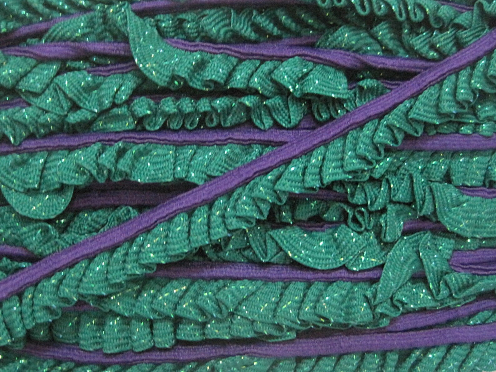 5 Yards 2 Tone Elastic Trim, Ruffle Trim, Elastic Trim, Elastic Ribbon ...