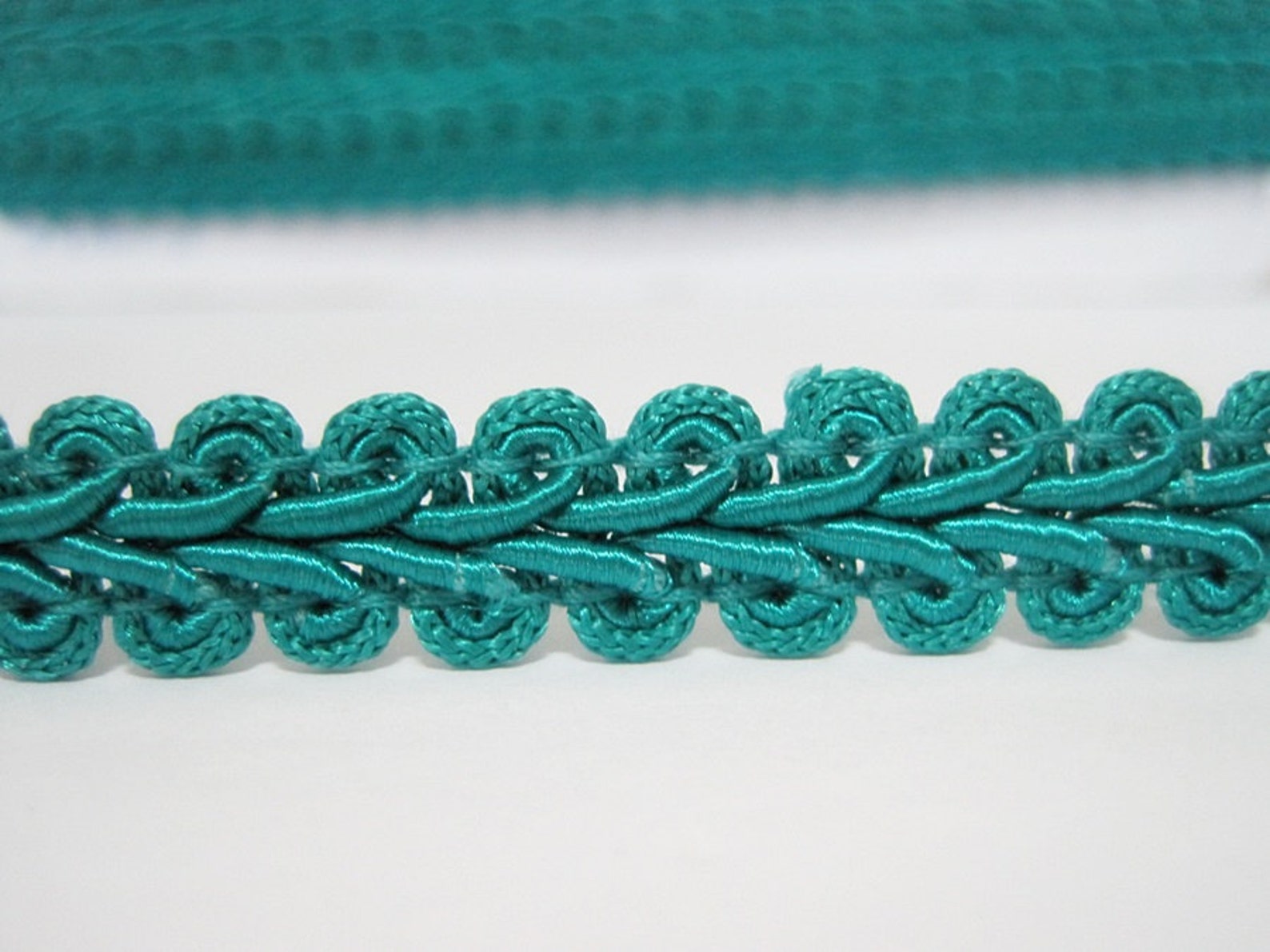 5 Yards 1/2 Gimp Braided Trim Teal Gimp Braid Braided - Etsy UK