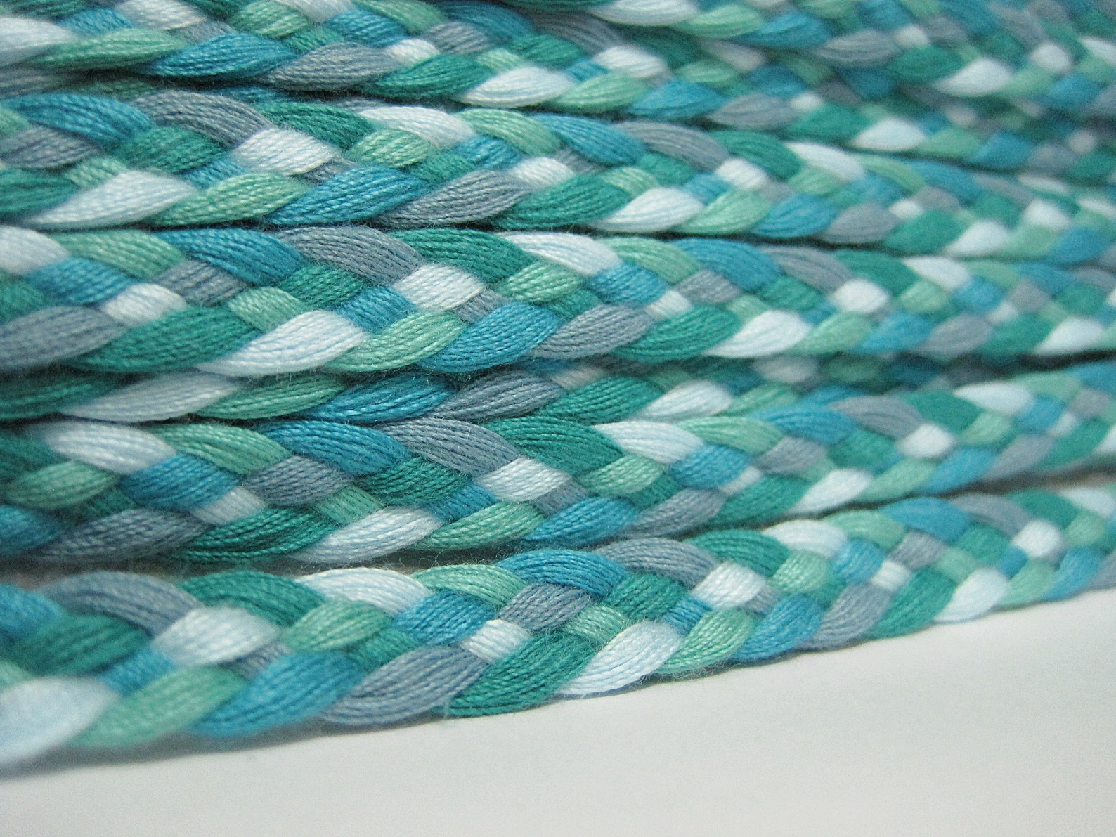 5 Yards Braided Trim Multicolored Trim Flat Braided Cord - Etsy