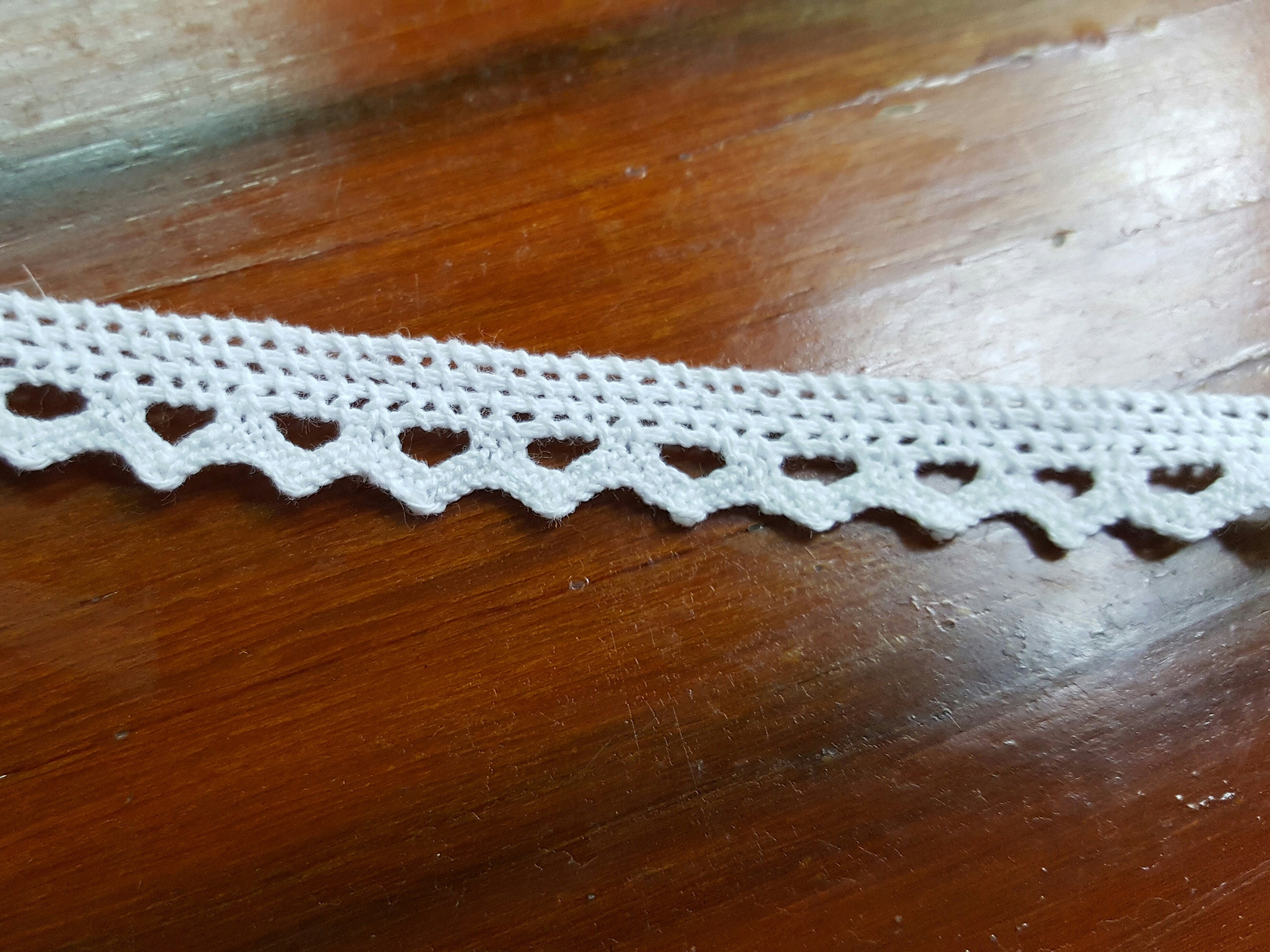 5 yards White Triangle Crochet Lace Trim Lace Trim Crochet | Etsy