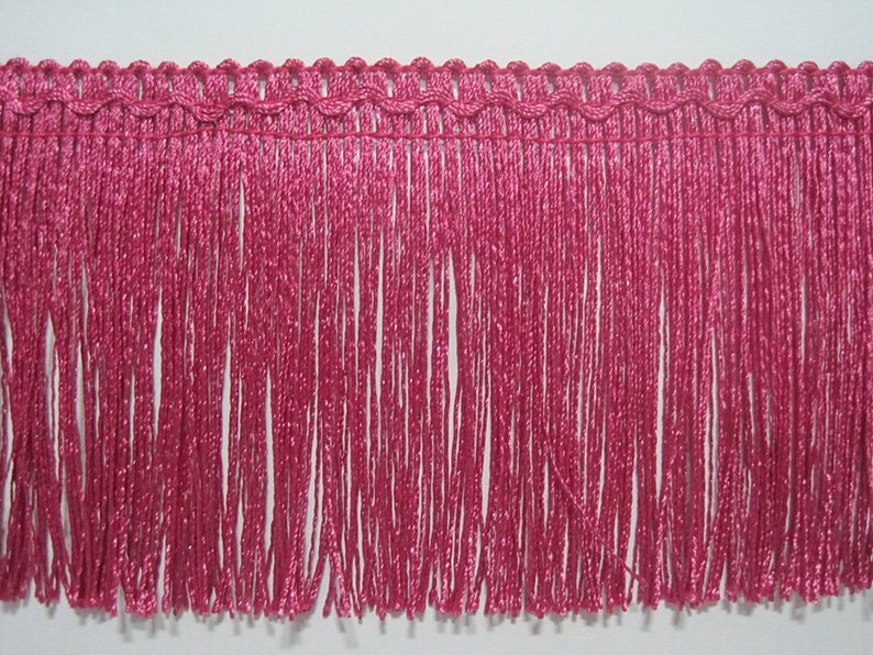 1 Yard 3 Hot Pink Chainette Fringe Pink Trim Fringe | Etsy