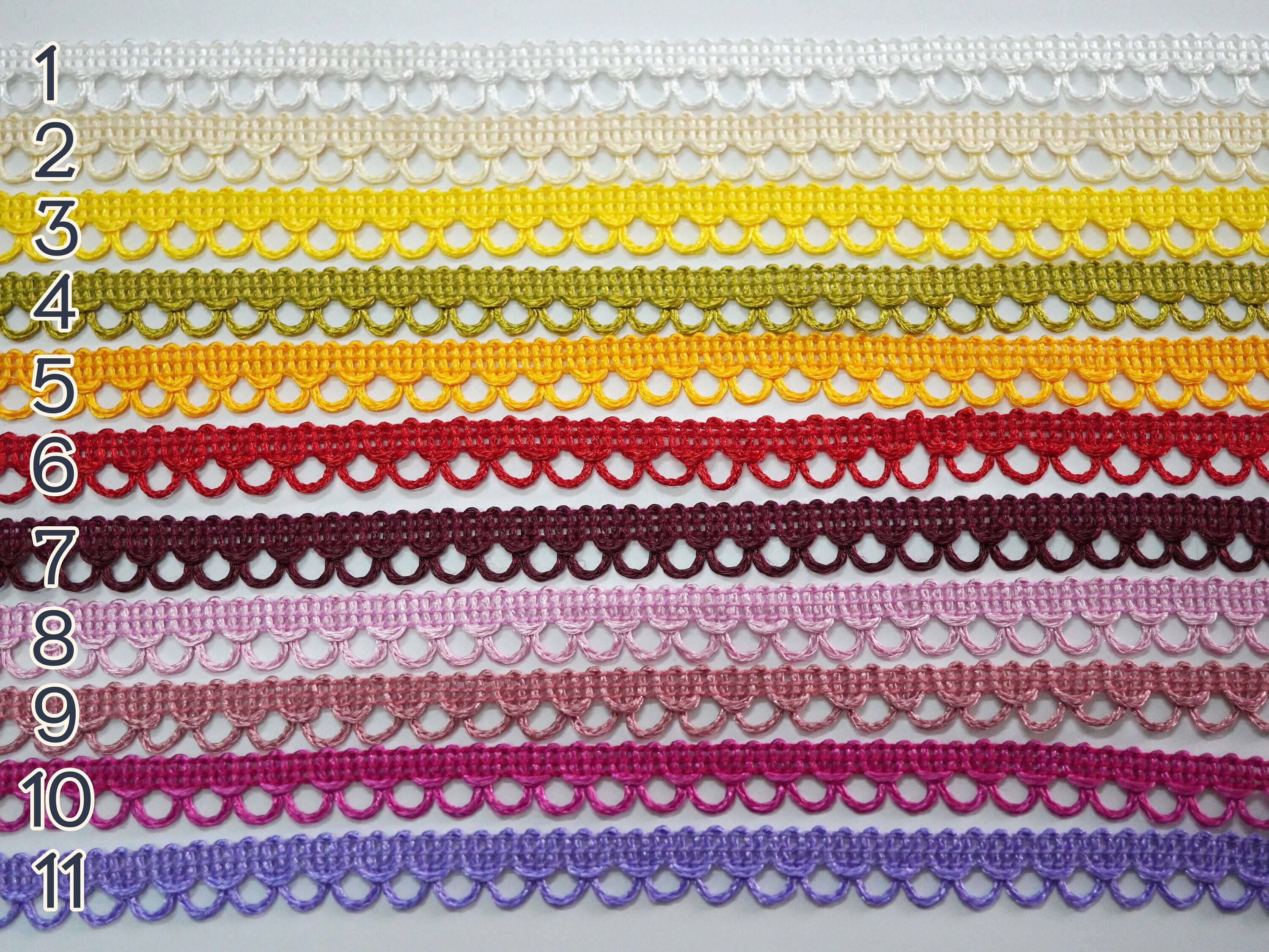 5 Yards Vanilla Loop Trim, Cream Loop Trim, Wholesale Trim, Looped Trim ...