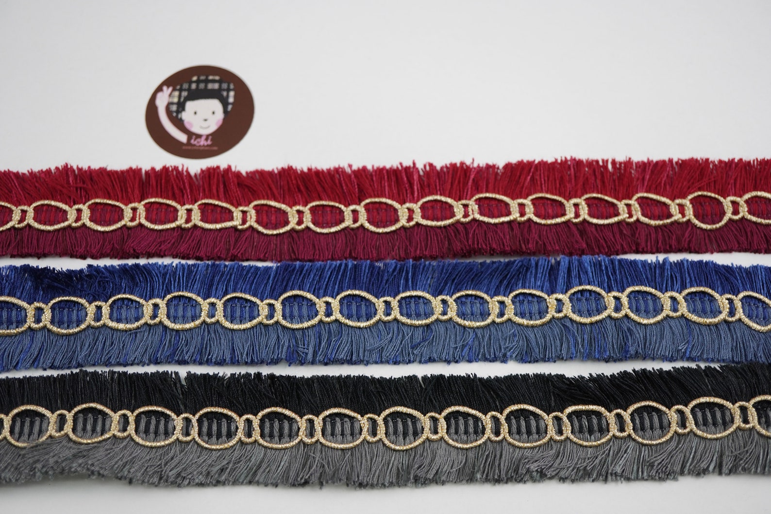 5 Yards Navy Blue Double Sided Fringe Tassel Fringe 2 Sides - Etsy