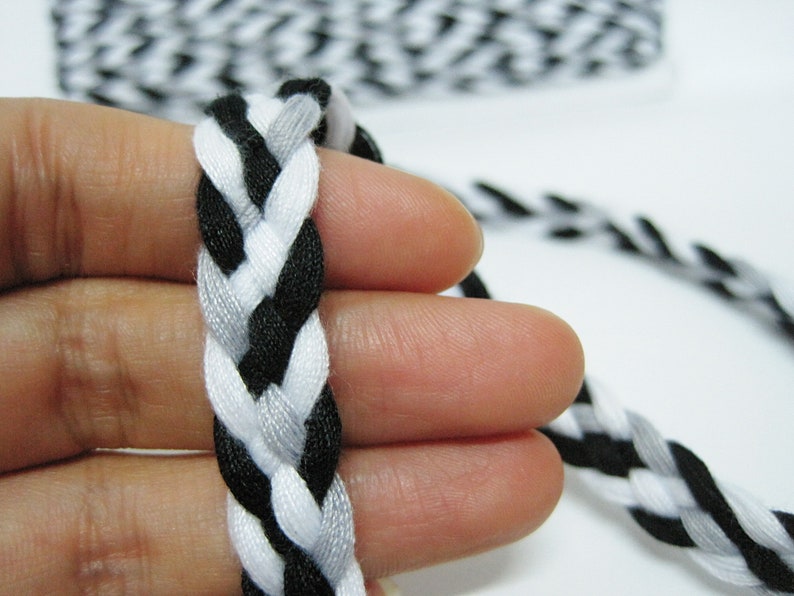 5 Yards Braided Trim Multicolored Trim Flat Braided Cord - Etsy