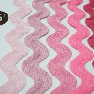 5 yards Pink Jumbo Rick Rack Trim pink rick rack Jumbo Ric | Etsy