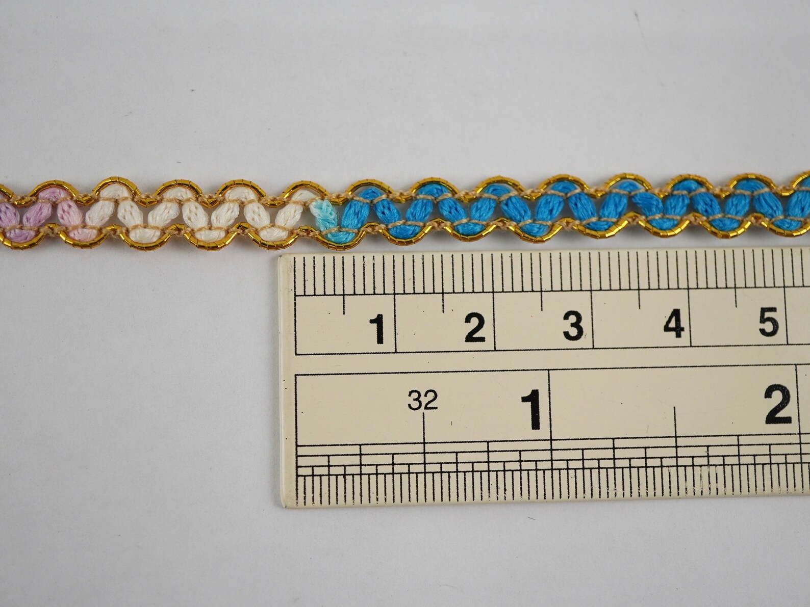 5 Yards Multicolored Rick Rack With Gold Metallic Yellow Rick - Etsy