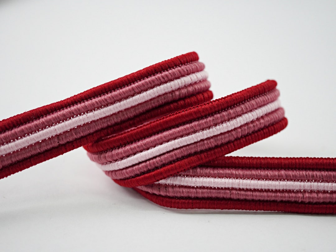 5 Yards 3/4" Flat Knit Rib Tape, Striped Rib Knit, Flat Knit Tape ...