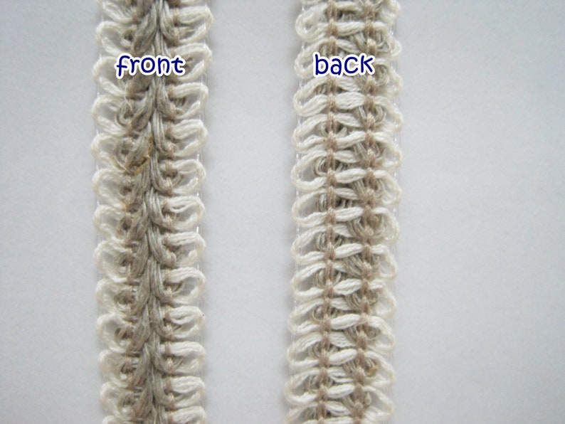 5 Yards Linen Cotton Gimp Braid, Natural Trim, Wholesale Trims, Linen ...