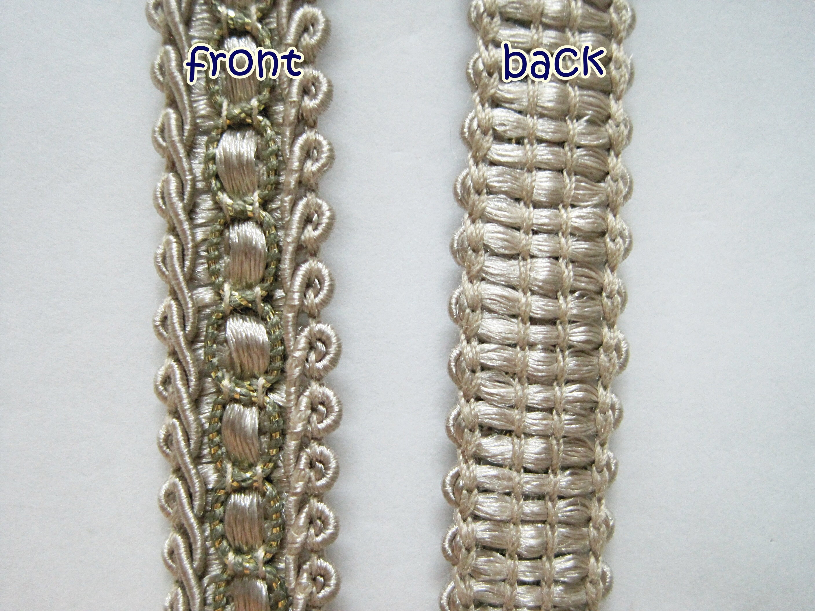 5 Yards 1/2 Warm Gray Gimp Braid Trim Gimp Braid | Etsy