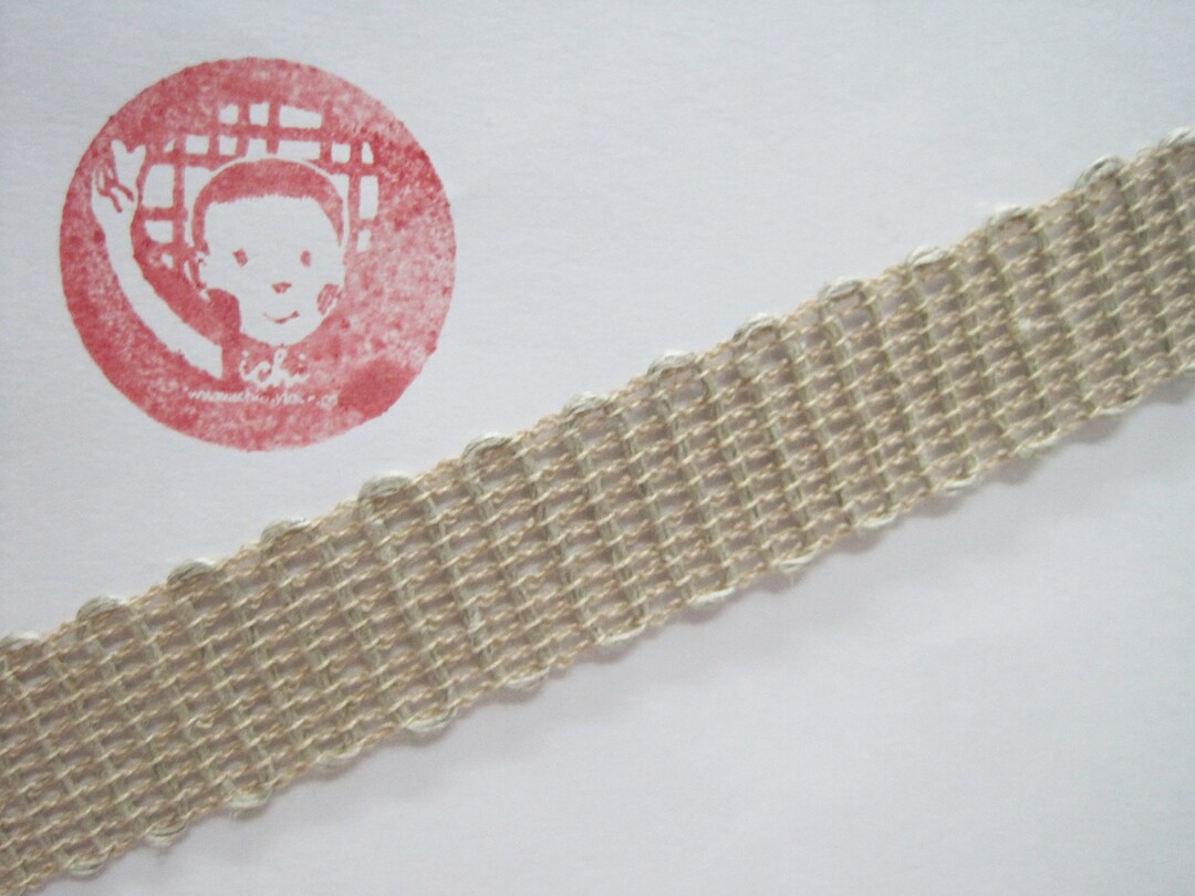 5 Yards Linen Braided Trim, Natural Trim, Wholesale Trims, Linen Lace ...
