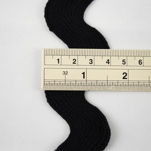 5 Yards Black Jumbo Rick Rack Trim, Black Rick Rack, Rick Rack Trim ...
