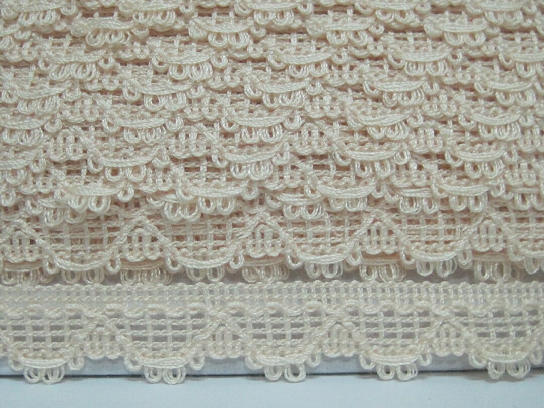 5 Yards 5/8" Vanilla Lace Trim, Lace Trim, Lace Trim Ribbon, Wholesale ...