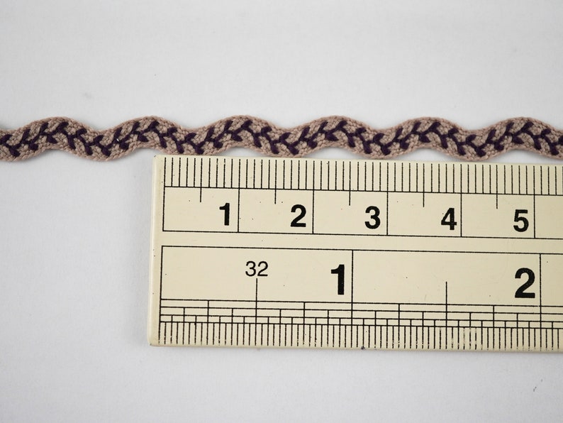 5 Yards Purple Embroidered Rick Rack Tiny Rick Rack Mini - Etsy