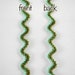5 Yards 1/2" Green Sparkly Rick Rack - Etsy