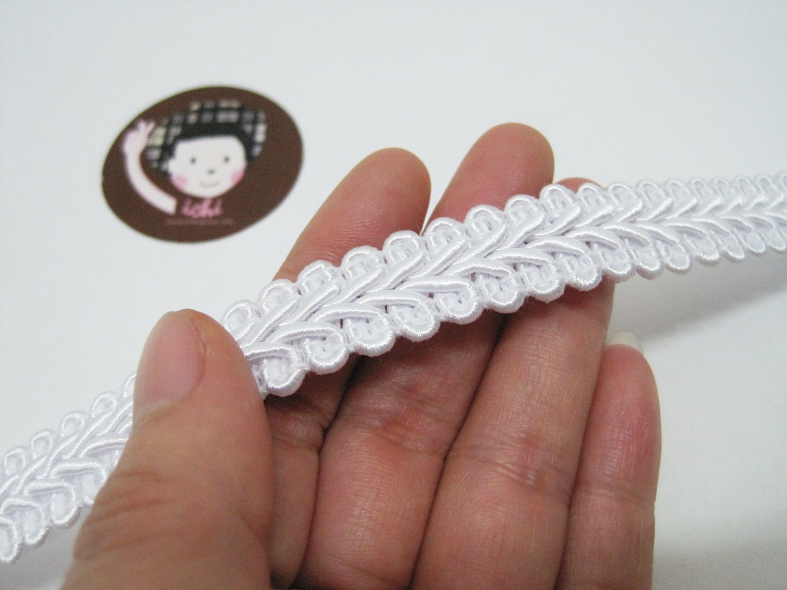 5 Yards 9/16 White Gimp Braided Trim Gimp Braid | Etsy