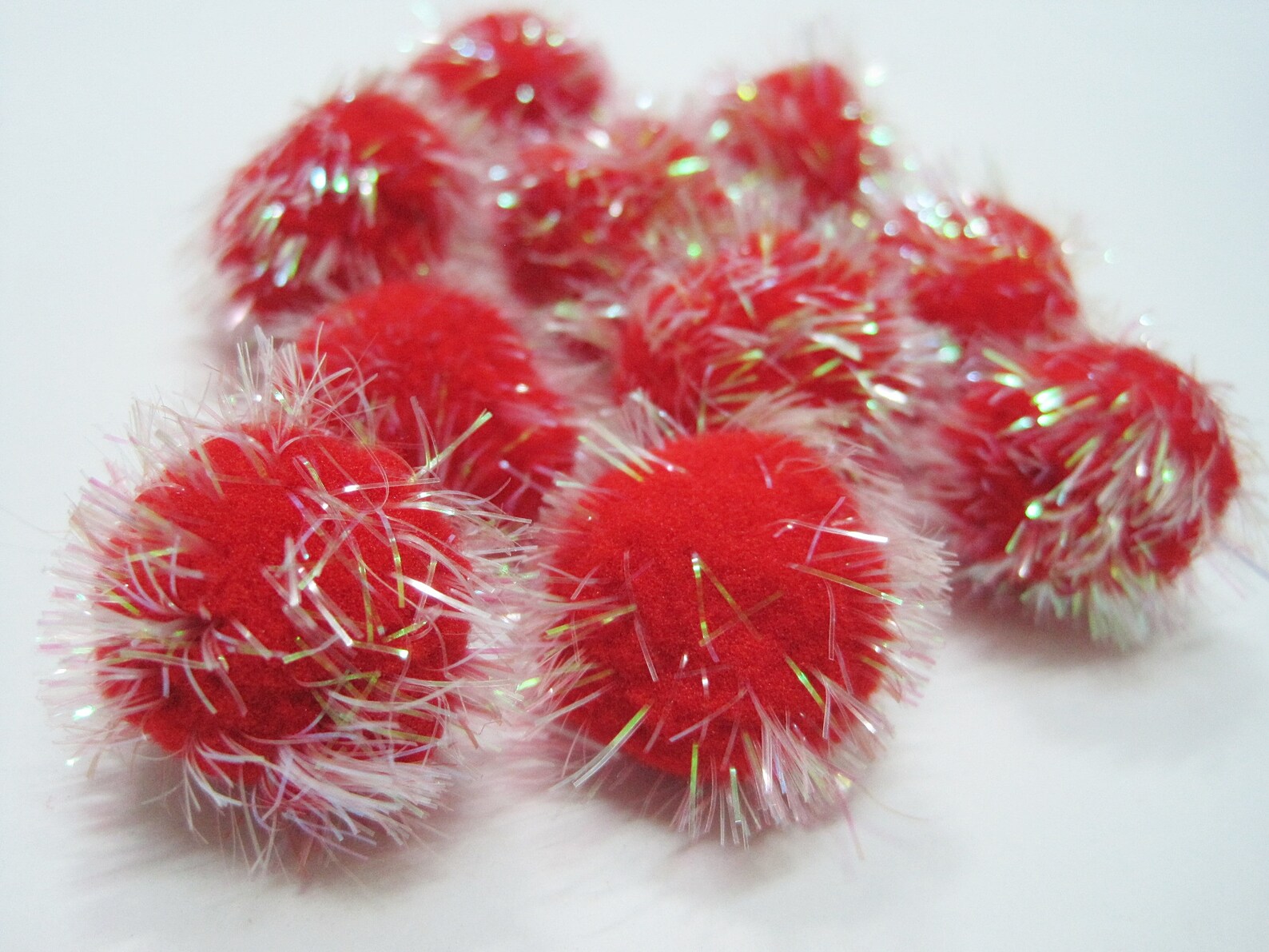 20 Pcs 3/4 Pom Pom Red Pom Poms Wholesale Pom Poms - Etsy