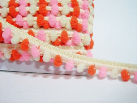 5 Yards Mini Pom Pom Trim Multicolored Pom Pom Pom Pom Trim | Etsy