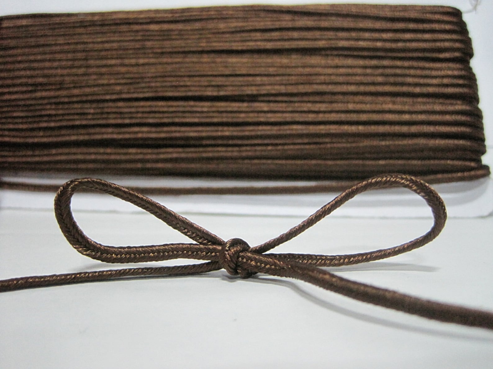 5 yards 3 mm Dark Brown Soutache Braid Braided cord soutache | Etsy