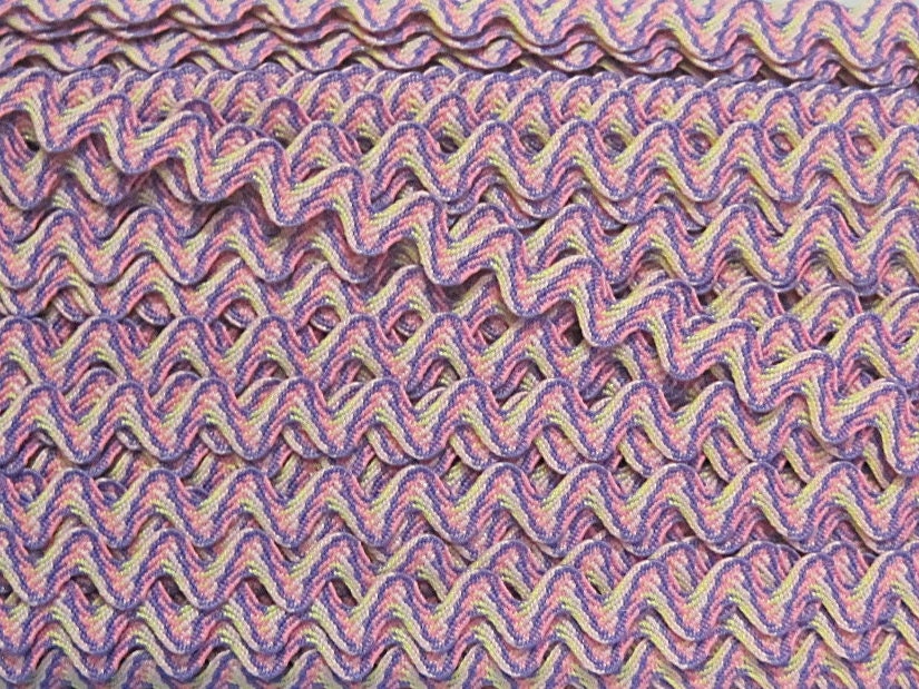 5 yards Rick Rack Trim Multicolored trim Colorful trim Ric | Etsy