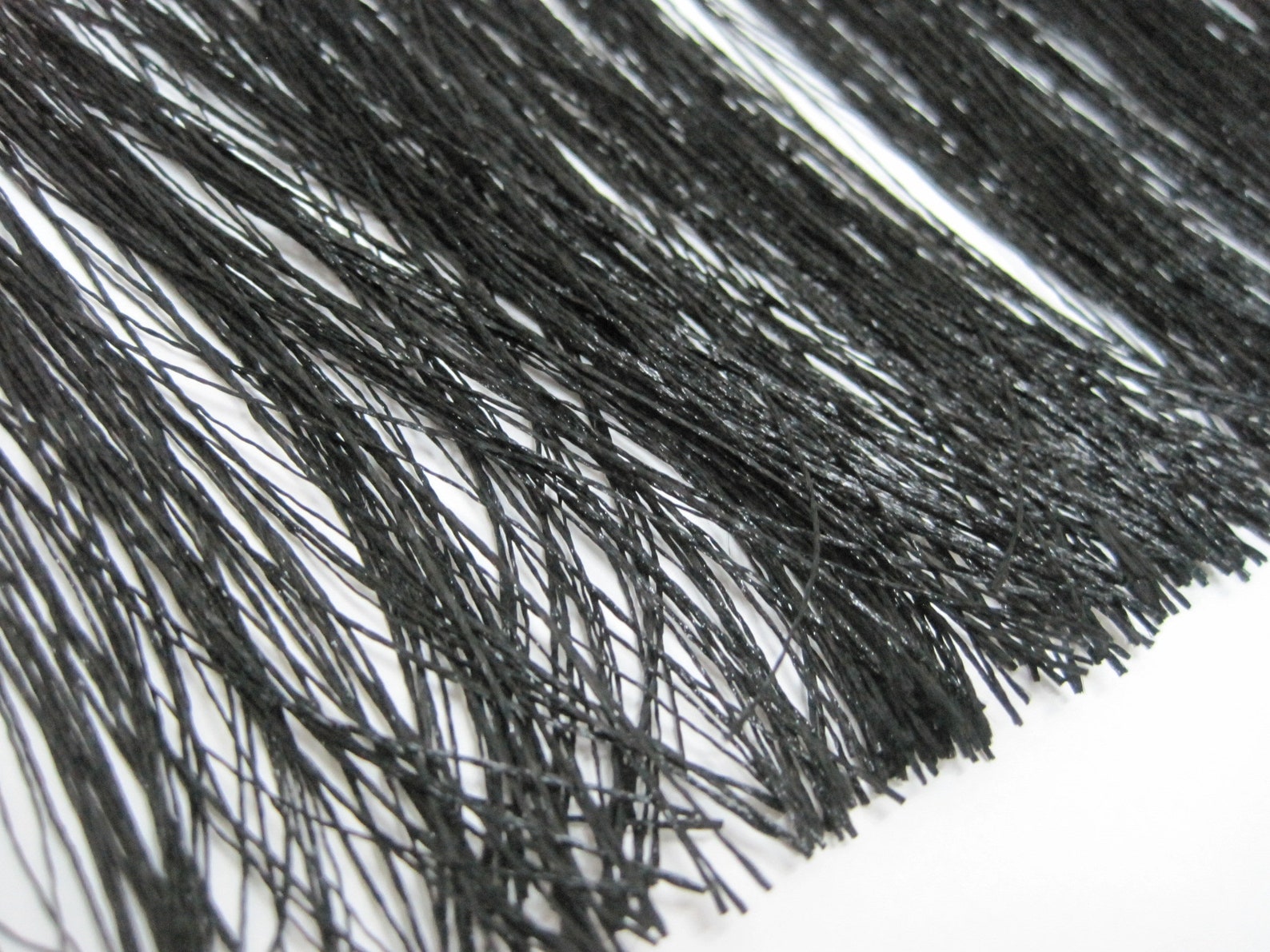 1 Yard 4 to 10 Black Chainette Fringe Black Trim | Etsy